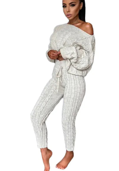 Cozy Knit Women's Tracksuit – DivineAngel